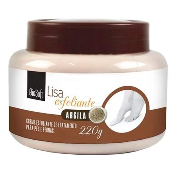 Creme Esfoliante Lisa para Pés e Pernas Bio Soft 220g - BioSoft - Outros Beleza e Perfumaria ...