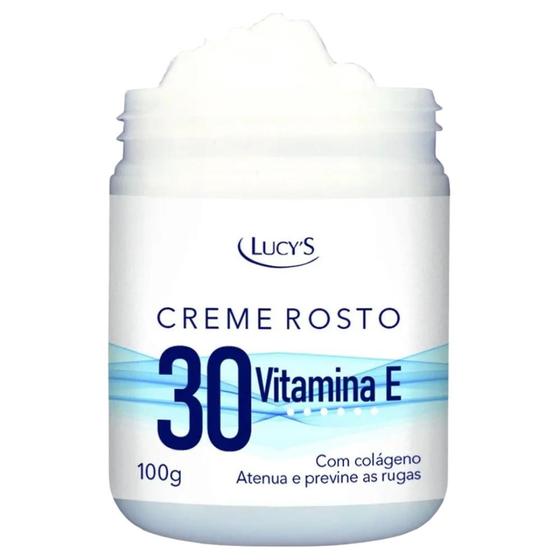 Creme Facial Rosto 30 Para Rugas Skin Care - Antirrugas Clareador e ...