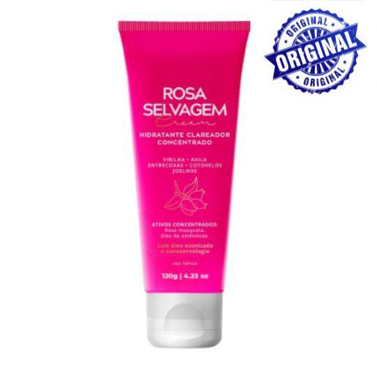 Creme Harmonização Corporal Anti Sinais Rosa Selvagem Clareador ...