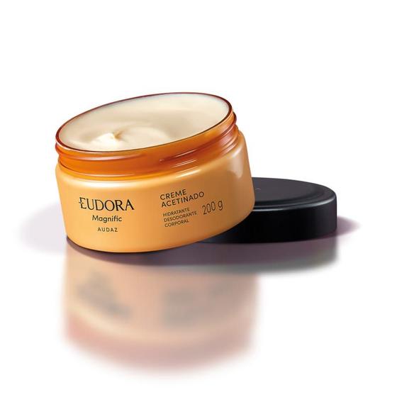 Creme Hidratante Acetinado Corporal Magnific Audaz Eudora 200g ...
