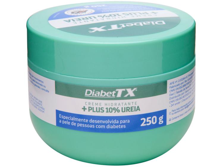 Creme Hidratante Corporal DiabetTX Plus 10% Uréia - 250g - Hidratante ...