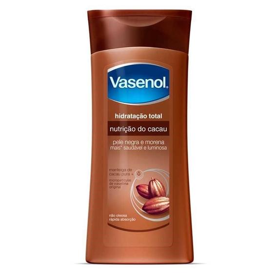 Creme Hidratante Corporal Vasenol Nutrição Do Cacau 400ml - Hidratante ...