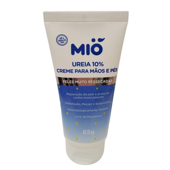 Creme Hidratante para Mãos e Pés Mió Ureia 10% Peles Muito Ressecadas ...