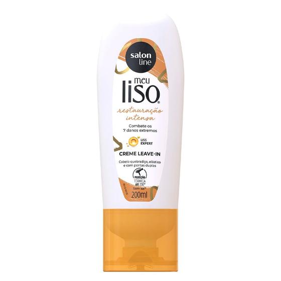 Creme Leave In Salon Line Meu Liso Reparação Intensa 200ml - Leave in ...
