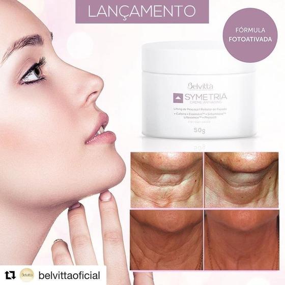 Creme Lifting de Pescoço e Redutor de Papada 50g - Belvittà - Redutor ...