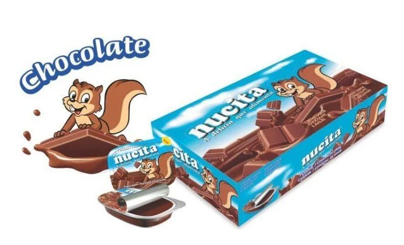 Creme Nucita Chocolate Caixa Com 48 Unid. - Doce em Creme - Magazine Luiza