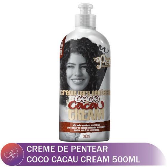 Creme para pentear coco e cacau cream soul power 500ml - Desembaraçante ...
