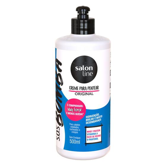 Creme para pentear SOS Bomba Original Salon Line 500ml - S.O.S Bomba - Creme de Pentear ...
