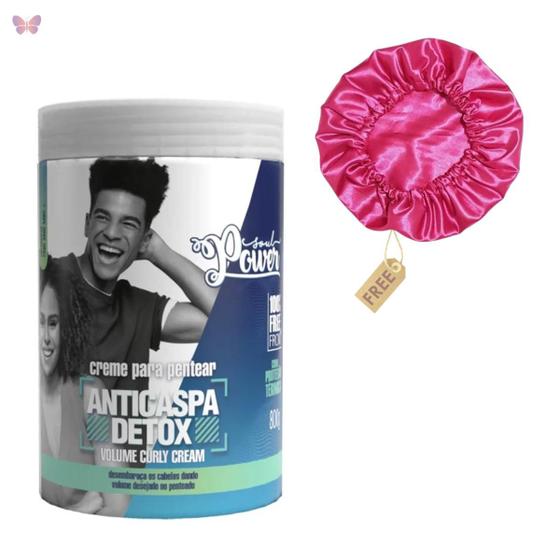 Creme Para Pentear Soul Power Anticaspa Detox 800g - Creme de Pentear ...