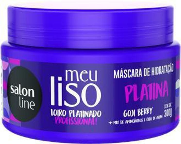 Creme Para Tratamento Salon Line Meu Liso Platina 300g - Máscara ...