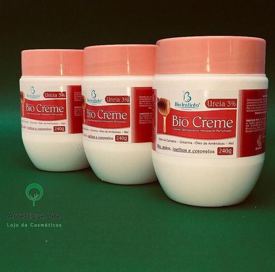 Creme perfumado hidratante pés e mãos bio creme bio instinto 240g ...