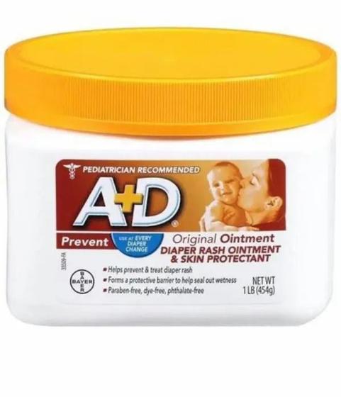 Creme Pomada Para Bebê AD Pote 454g Prevenção Contra Assaduras Alivia ...