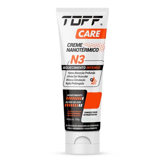 Creme Pomada Toff Care N3 Alívio Imediato Dor Muscular 100g ...
