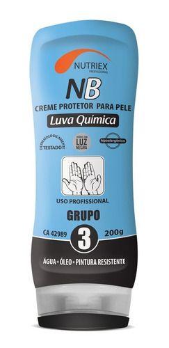 Creme Protetor Para Pele Nutriex Luva Química Nb Gr 3 200g - Creme ...