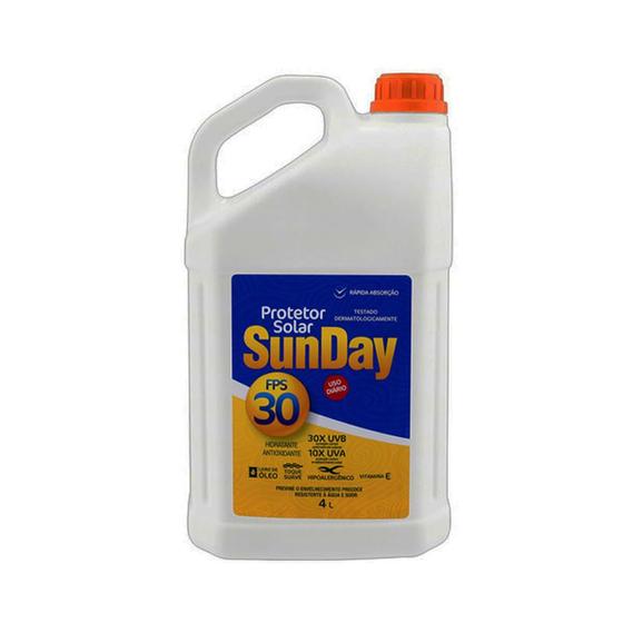 Creme Protetor Solar FPS 30 4L Sunday - Nutriex - Protetor Solar ...