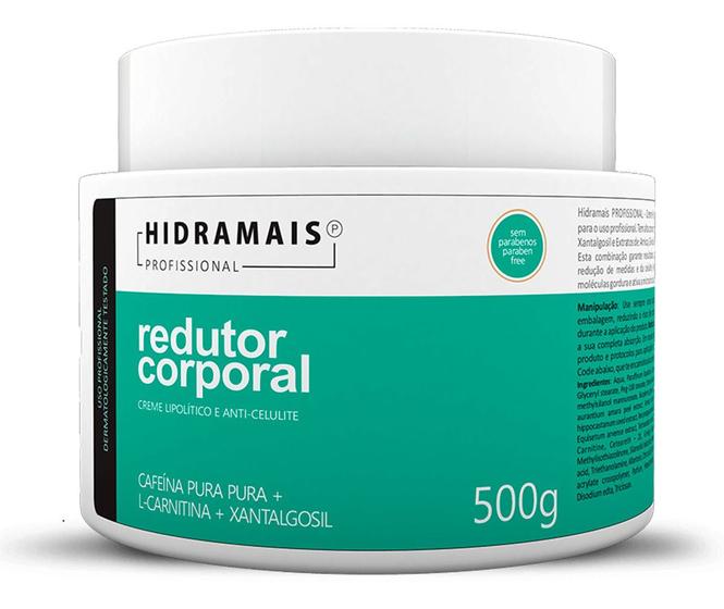 Creme Redutor Corporal Hidramais Profissional 500g - Redutor de Medidas ...