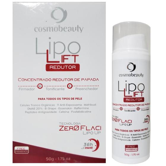 Creme Redutor de Papada Lipo Lift Cosmobeauty - Redutor de Medidas ...