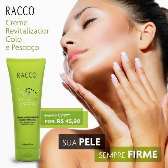 Creme Revitalizador para Colo e Pescoço Ciclos Racco, 120g - Cuidados ...