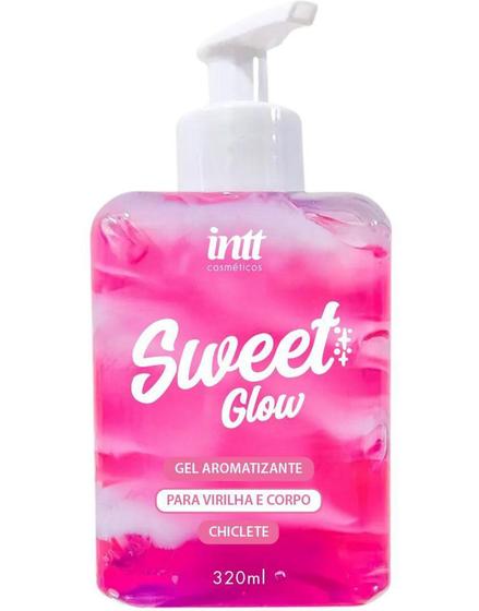 Creme Sweet Glow para virilha e corpo de Chiclete 320ml - Intt - Cosméticos Sexuais - Magazine Luiza