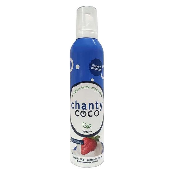 Creme Vegetal Chantilly Chanty Coco Vegano Spray 190ml - Docemalu ...