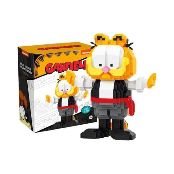 Crianças Garfield Mini Blocos Mágicos Desenhos Animados Gato Anime ...
