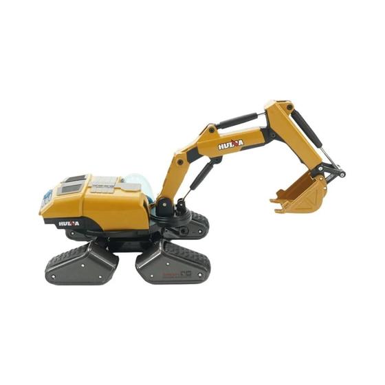 Crianças Huina 1:50 Escavadeira Liga Modelo Brinquedo Misturador ...