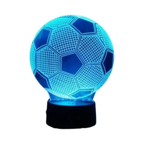 Cristiano Nathan LED 3D Night Light 7/16 Cores Iluminação Visual ...