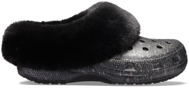Crocs Classic Mammoth Luxe Radiant Clg Black - Babuche / Clog Feminino ...