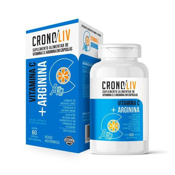 Cronoliv Vitamina C com Arginina 60 Cápsulas - Vitaminas A-Z - Magazine ...