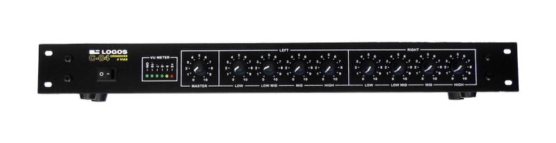 Crossover 4 vias Stereo Profissional - Bandas e DJ - Amplificadores ...