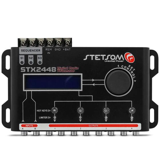 Crossover Stetsom Stx 2448 Equalizador Processador De Audio ...