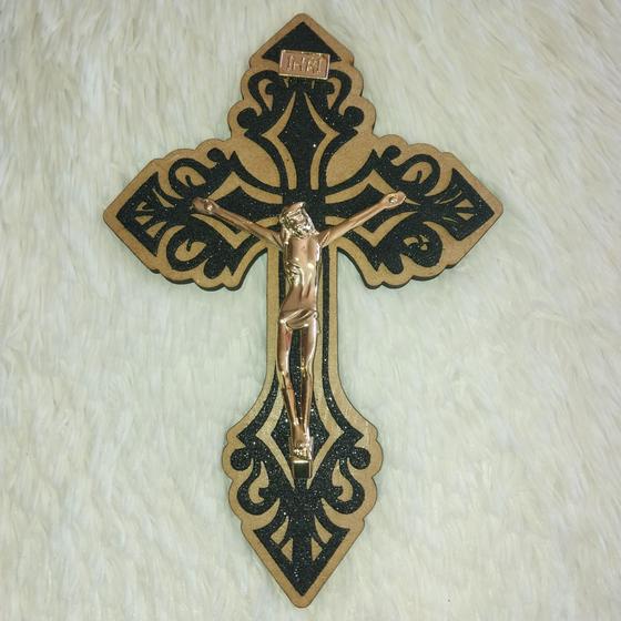 Crucifixo de MDF com EVA - Imperial - Crucifixo - Magazine Luiza