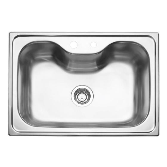 Cuba 69x40cm Undermount Morgana em Aço Inox Acetinado 93806/192 ...