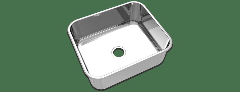 Cuba Aço Inox Simples Polida Lisa 600x500x200 CS-60 Mekal - Pia e Cuba ...