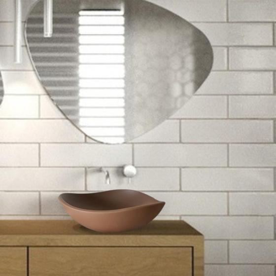 Cuba de Apoio estilo Ruy Ohtake Vidro 8mm com Válvula Click - Lopazzi ...