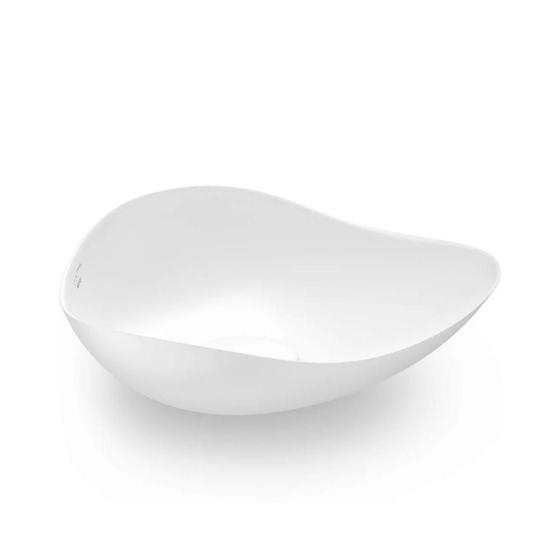 Cuba de Apoio Ruy Ohtake 54X37,5 Branco Matte Oval - ROCA - Cuba de ...