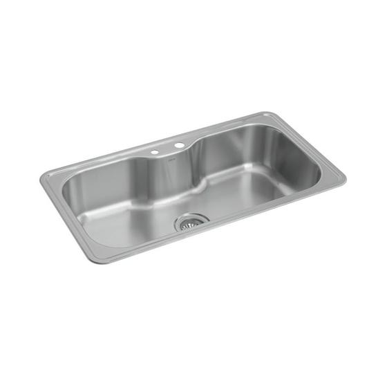 Cuba De Cozinha Retangular Facile Inox Com Deck E Acessorios 80x40cm ...