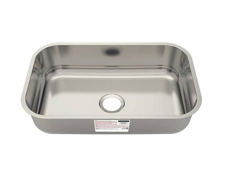 Cuba de embutir tramontina basic 56 bl em aço inox 56x34 cm - Pia e ...