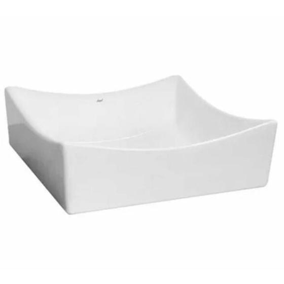 Cuba De Sobrepor Japi Quadrada Branca 34,5X34,5X11cm - Cuba de Sobrepor para Banheiro - Magazine ...