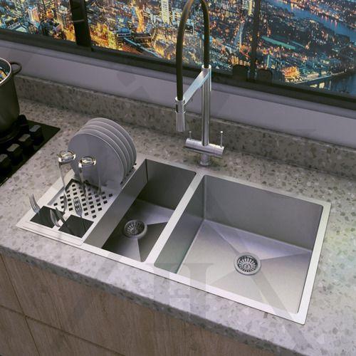 Cuba Dupla Cozinha Gourmet Pia Dupla Aço Inox E Acessórios - Technox ...