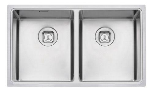 Cuba Dupla Tramontina Quadrum Inox Scotch Brite 77x46 - Pia e Cuba de ...