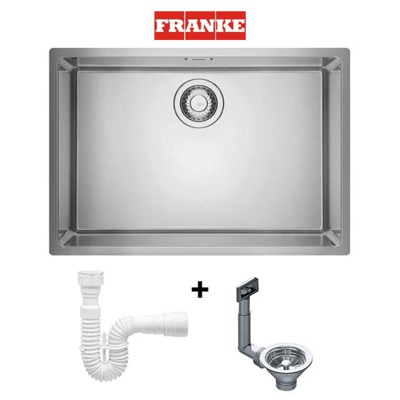 Cuba Franke Linea 60x40 em Aço Inox Fosco de Embutir/Sobrepor Para ...
