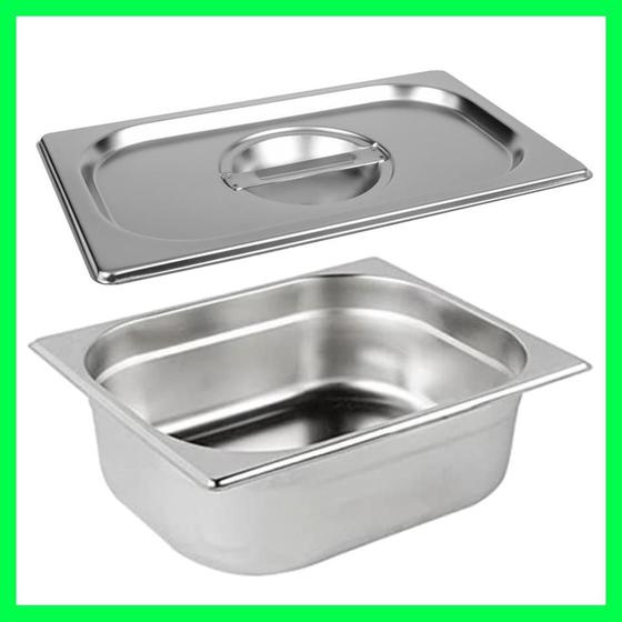 Cuba Gastronomica Com Tampa Gn Buffet Inox 1/4 100mm - Zepper - Cuba ...