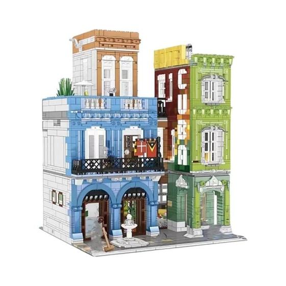 Cuba Hotel City Street View Arquitetura Blocos De Construção Micro ...