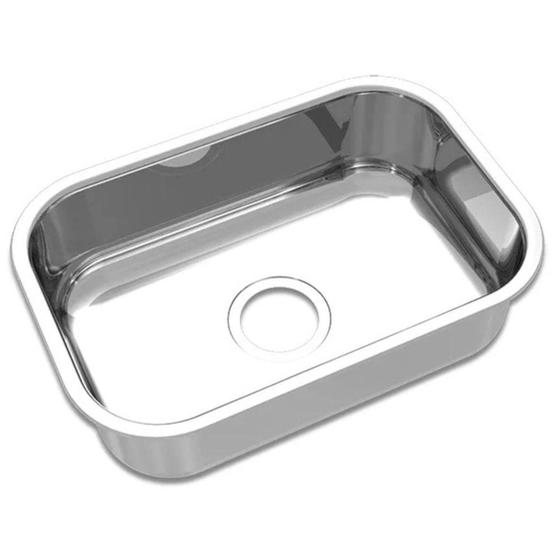 Cuba Inox Pia Cozinha 47x32x14,5 Aço 430 de Embutir - Docol - Cuba de ...