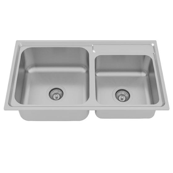 Cuba Inox Premium 780x430x210 2C - Ghelplus - Cuba de Embutir para ...