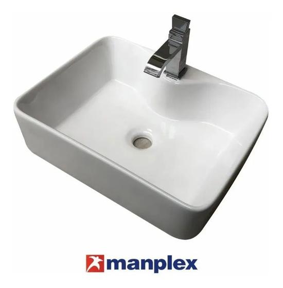 Cuba Porcelana Sobrepor De Apoio Quadrada 1507 Manplex - Cuba de Apoio ...