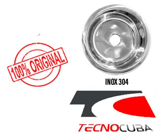 Cuba Redonda 35x16 - Aço 304 - TECNOCUBA - Cuba de Sobrepor para ...