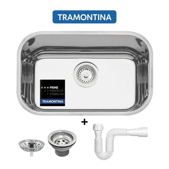 Cuba Tramontina Aço Inox Prime 47x30x17 Número N 1 Cozinha Pia Lavínia ...