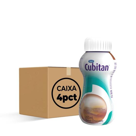 Cubitan chocolate 200ml (cx c/04 unds) - danone - Bebida Funcional ...
